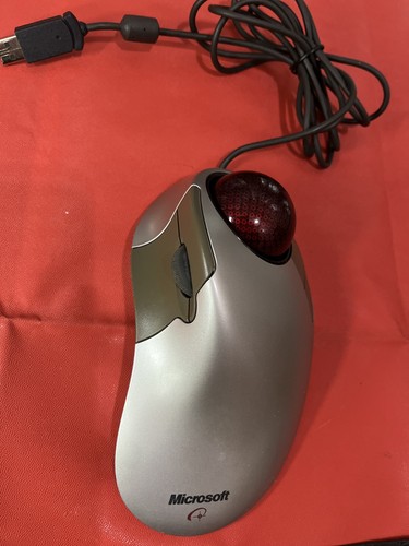 Microsoft Trackball Explorer 1.0 X08-16056 PS2 /USB Mouse - Tested ...
