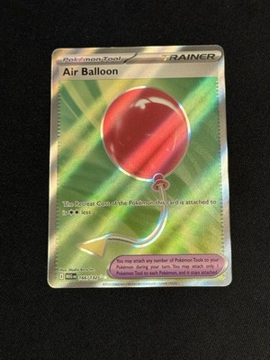 Pokemon Mega Evolution Air Balloon Ultra Rare Holo Trainer, #166/132 | eBay