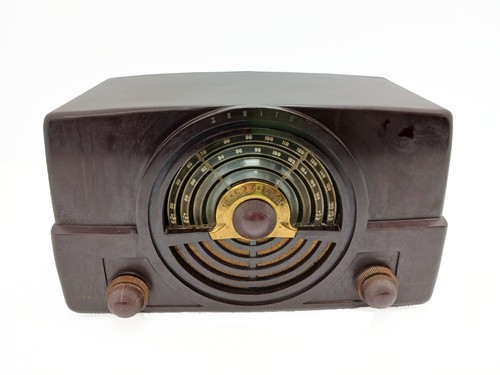 Vintage Zenith 7H820 AM/FM Bakelite Tube Radio - READ DESCRIPTION | eBay