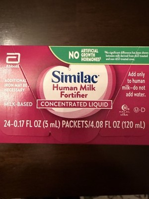 Similac Human Milk Fortifier Concentrated Liquid . New Exp 4/26 | eBay