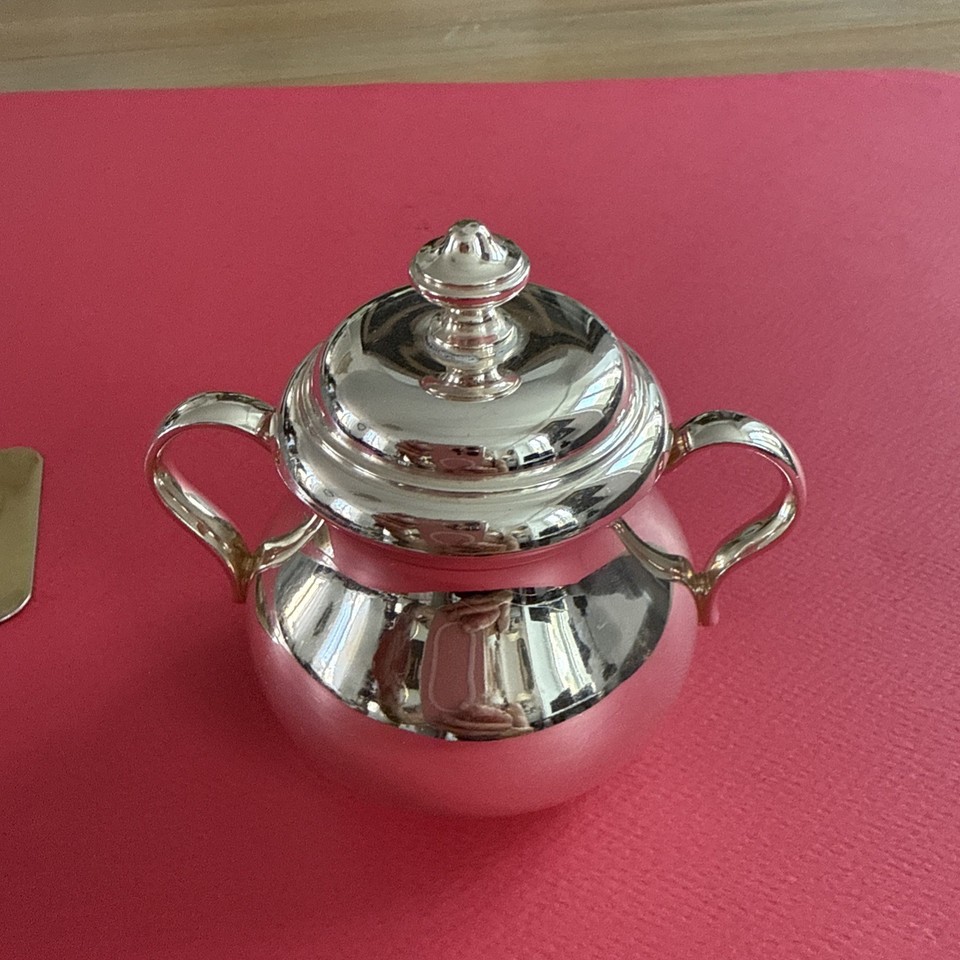 Christofle Sugar Bowl Gallia Albi Silver Metal Very Good Condition HT ...