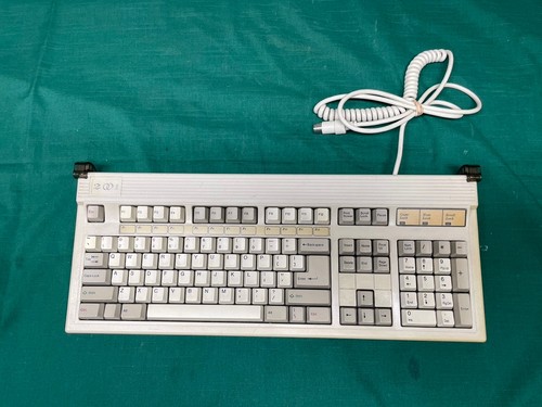 vintage model M mechanical clicky keyboard black I/O PS/2 Gateway 2001 ...