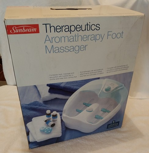 SUNBEAM Therapeutics Aromatherapy FOOT MASSAGER Footbath FB8800 - NEW ...