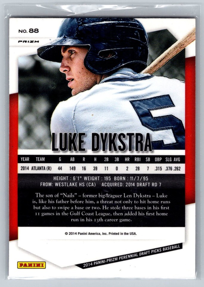 2014 Panini Prizm Perennial Draft Red White and Blue Pulsar Luke ...