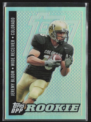 Jeremy Bloom 2006 Topps Draft Picks & Prospects Refractor DPP RC #157 ...