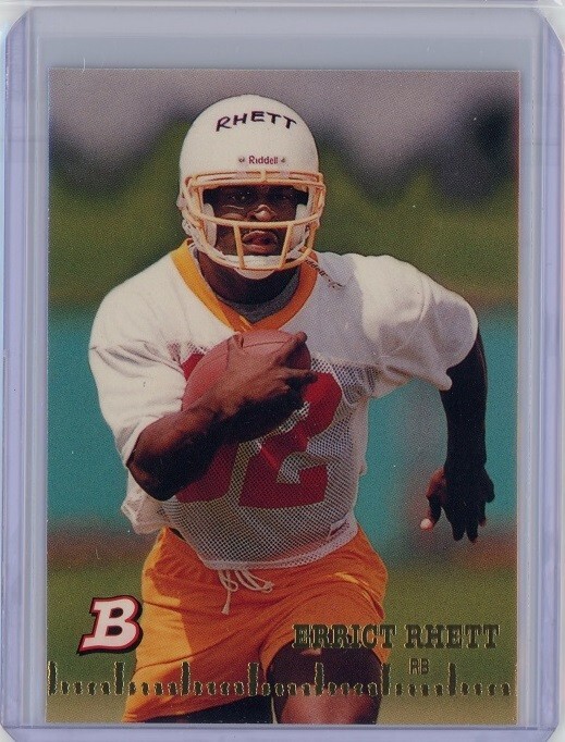 ERRICT RHETT 1994 Bowman RC Rookie #64 BUCS Gators | eBay