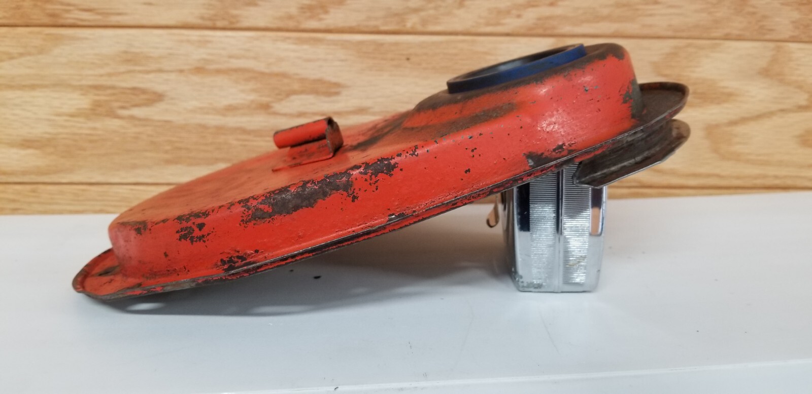 Small Block Chevy Timing Chain Cover OEM Steel SBC 350 305 307 1970's ...