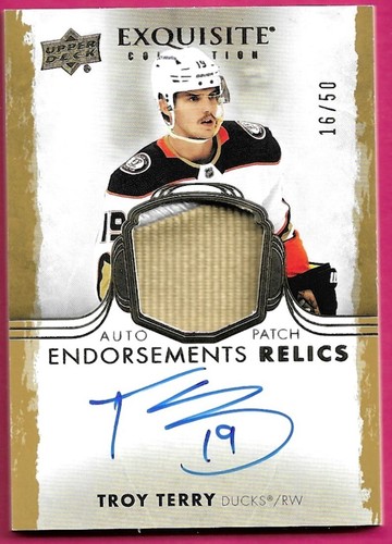 2021-22 Upper Deck The Cup - Exquisite Collection Endorsement Relics ...