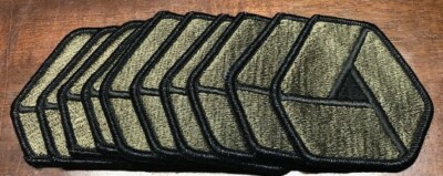 USA Community Services ACS Command OD Green BDU 10 piece dealer patch ...