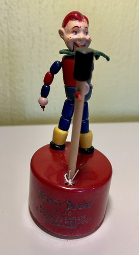 Vintage Original 1947 Howdy Doody Mechanical Toy NBC Works Push Puppet ...