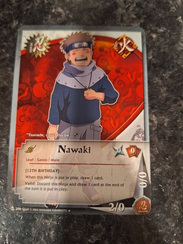 Nawaki 209 Unlimited Edition Naruto CCG NICE! | eBay