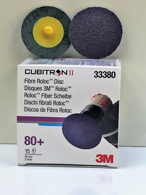 3M ™ Roloc ™ Cubitron ™ II Disc, 80+, 50mm, 33380 15 discs par boite | eBay