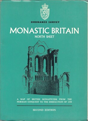 1955 Monastic Britain A Map of Monasticism from Norman Conquest to 1539 ...