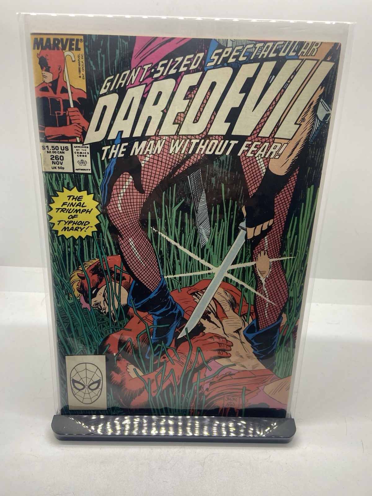 Marvel Daredevil #260 1988 Copper Age Typhoid Mary Direct Comic Book | eBay