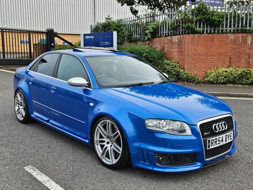 2007 Audi RS4 Quattro 4dr *** Sprint Blue / Wingback Seats / Sunroof ...