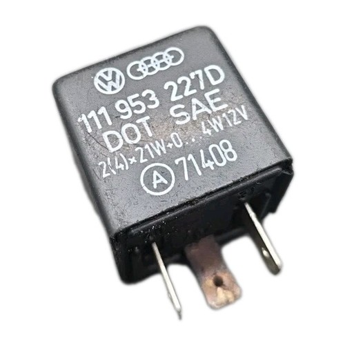 PORSCHE AUDI VOLKSWAGEN VW 21 HELLA 111953227D TURN SIGNAL FLASHER ...