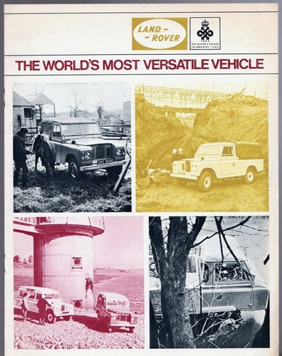Land Rover Series IIA 1969-71 UK Market Sales Brochure 88 109 Forward ...
