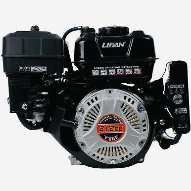 212cc Electric Start Engine, 7 HP 3/4" Horizontal Shaft Gasoline Engine ...