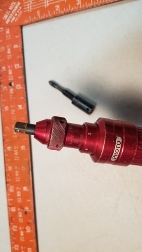 J6106A Proto 1/4" Drive Torque Screwdriver 1 - 36 In-Lbs USED | eBay