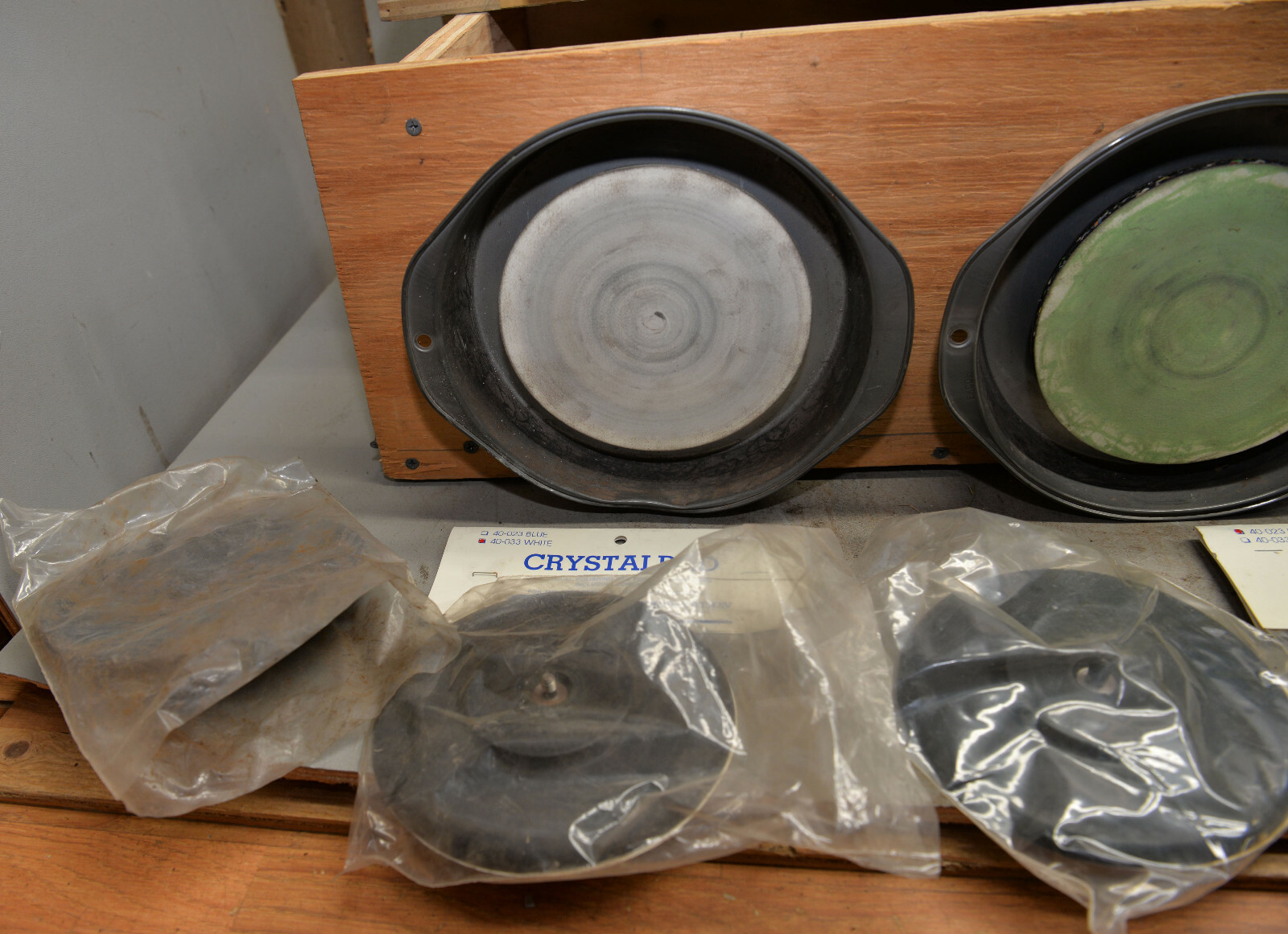 Lapidary polisher buffer Crystalite pads 3 motor rock polishing machine ...