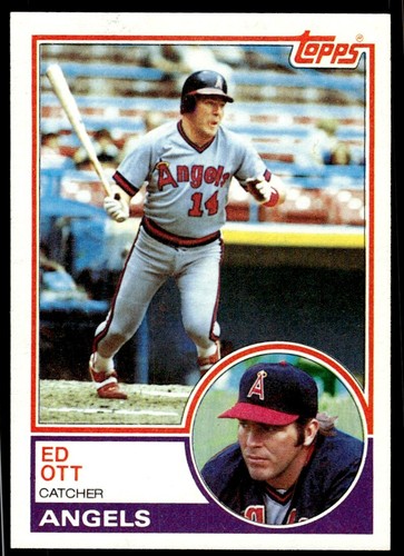 1983 Topps Baseball Card Ed Ott California Angels #131 | eBay