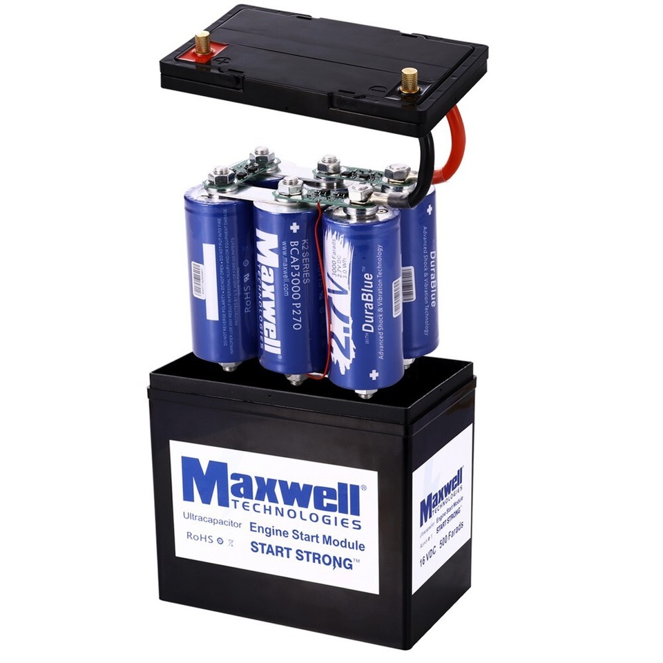 Maxwell 16V 500F Super Capacitor Battery 6pcs 2.7V 3000Farads With ...