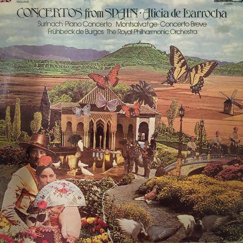 LONDON STEREO CS 6990 CONCERTOS FROM SPAIN LARROCHA DE BURGOS *TAS/HP ...