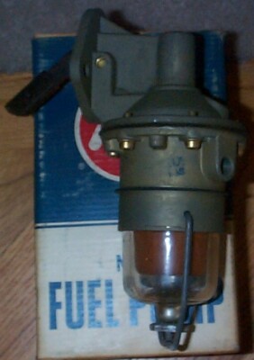 NOS AC 1953-61 Ford Edsel 6 Cylinder Glass Bowl Fuel Pump 4208 | eBay