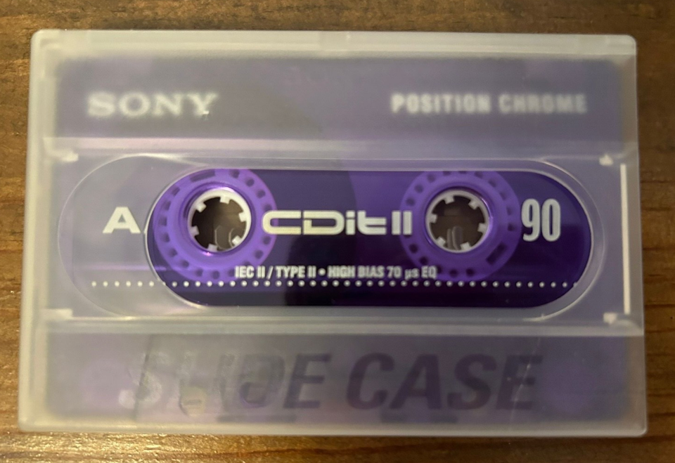 Sony 90-Minute Position Chrome Blank Cassette Tape – Brand New, High ...