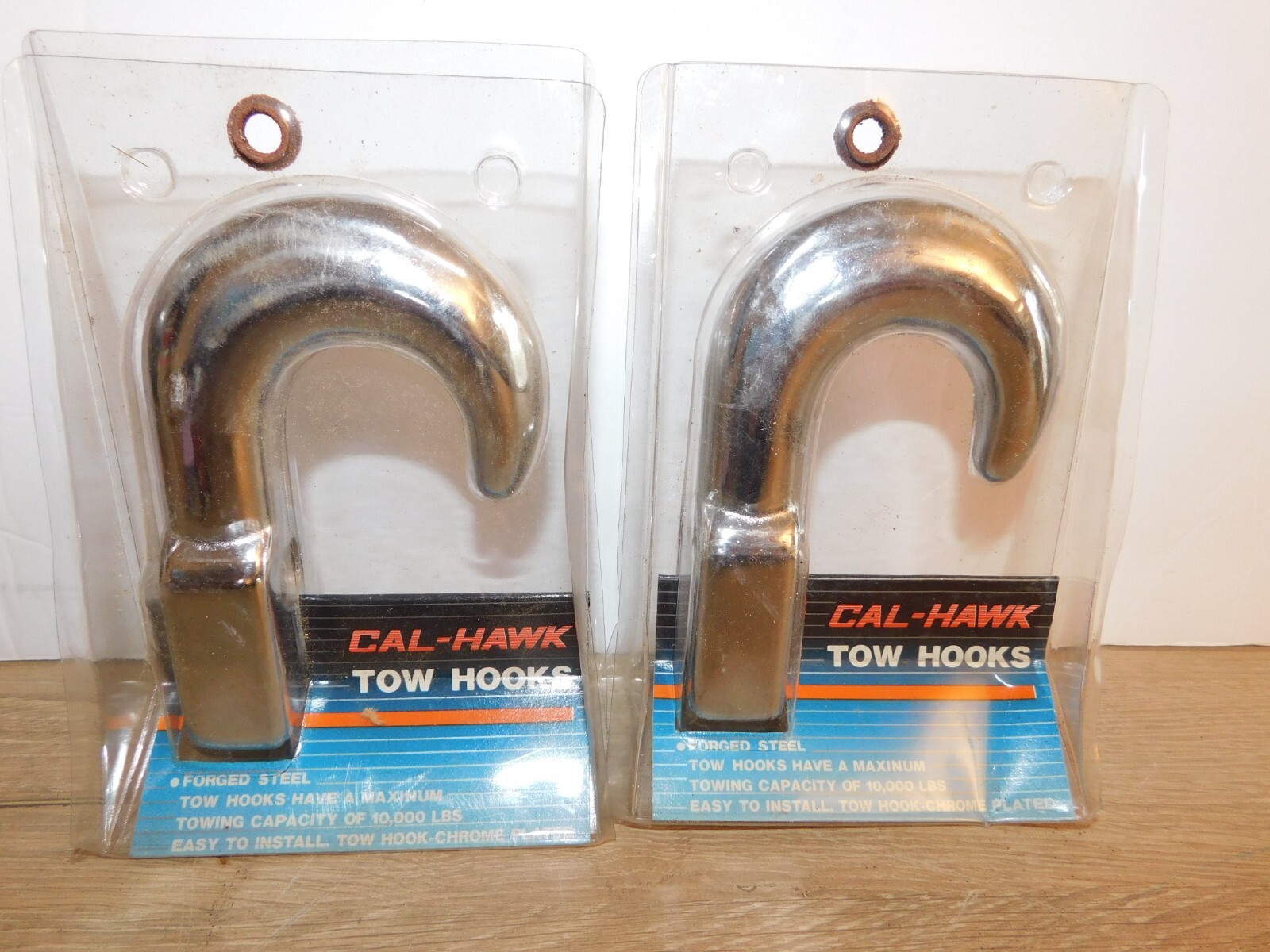 Cal Hawk Chrome Plated Tow HOOK 10,000 LBS Cap, Chevy, GMC, Others, 5/ ...