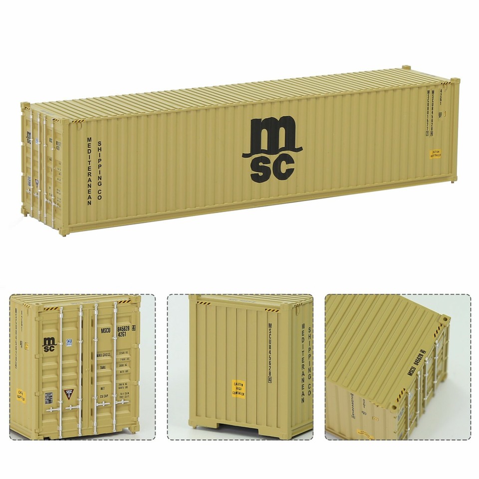 C8746 HO Scale 1:87 40ft Shipping Container 40' Hi-cubes Model Railway ...