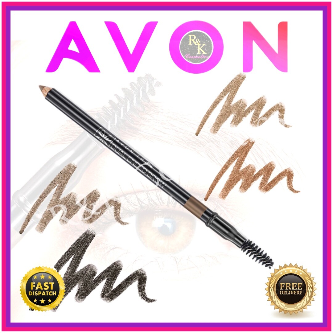 Avon Dual Ended Brow Pencil With Brush Eyebrows Choose Your Shade New ...