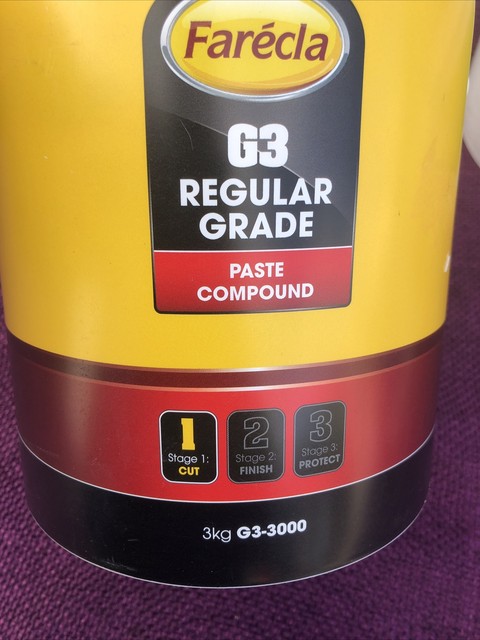 Farecla Trade G3 Regular Grade Paste Compound - 3kg for sale online | eBay
