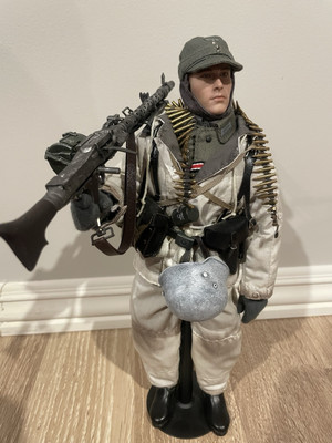 1:6 Scale WWII German Action Figure- Eastern Front Wehrmacht MG34 ...