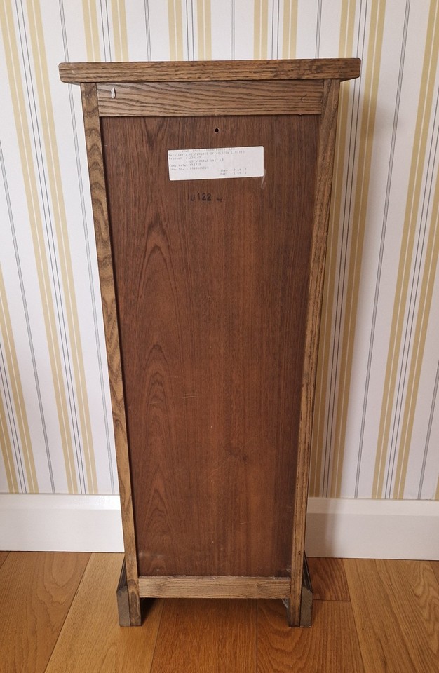 Old Charm CD Unit with Drawer Light Oak Finish. For 80 CDs FREE UK ...