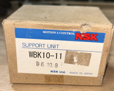 NSK WBK10-11 Motion & Control Support Unit | eBay