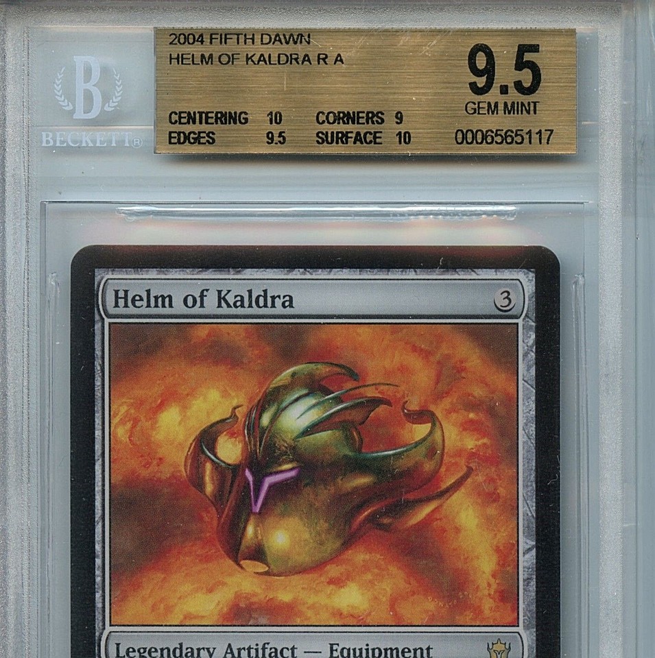 MTG Helm of Kaldra BGS 9.5 Fifth (5th) Dawn Magic card Amricons 5117 | eBay