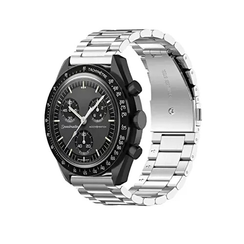 20mm Stainless Steel Strap for Omega X Swatch Joint MoonSwatch Metal ...