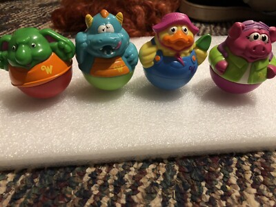 PLAYSKOOL WEEBLES LOT OF 5 DUCK, DRAGON, ELEPHANT , PIG , LION | eBay