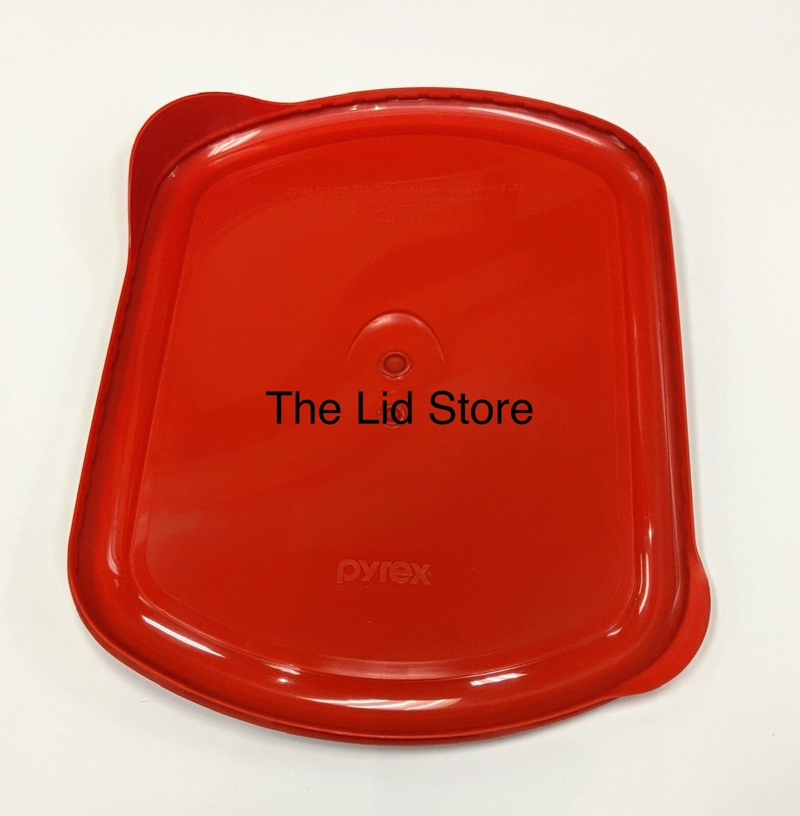 Pyrex Deluxe 8212-VPC 3 Qt/12 Cup Red Rectangle Vented Lid For Glass ...