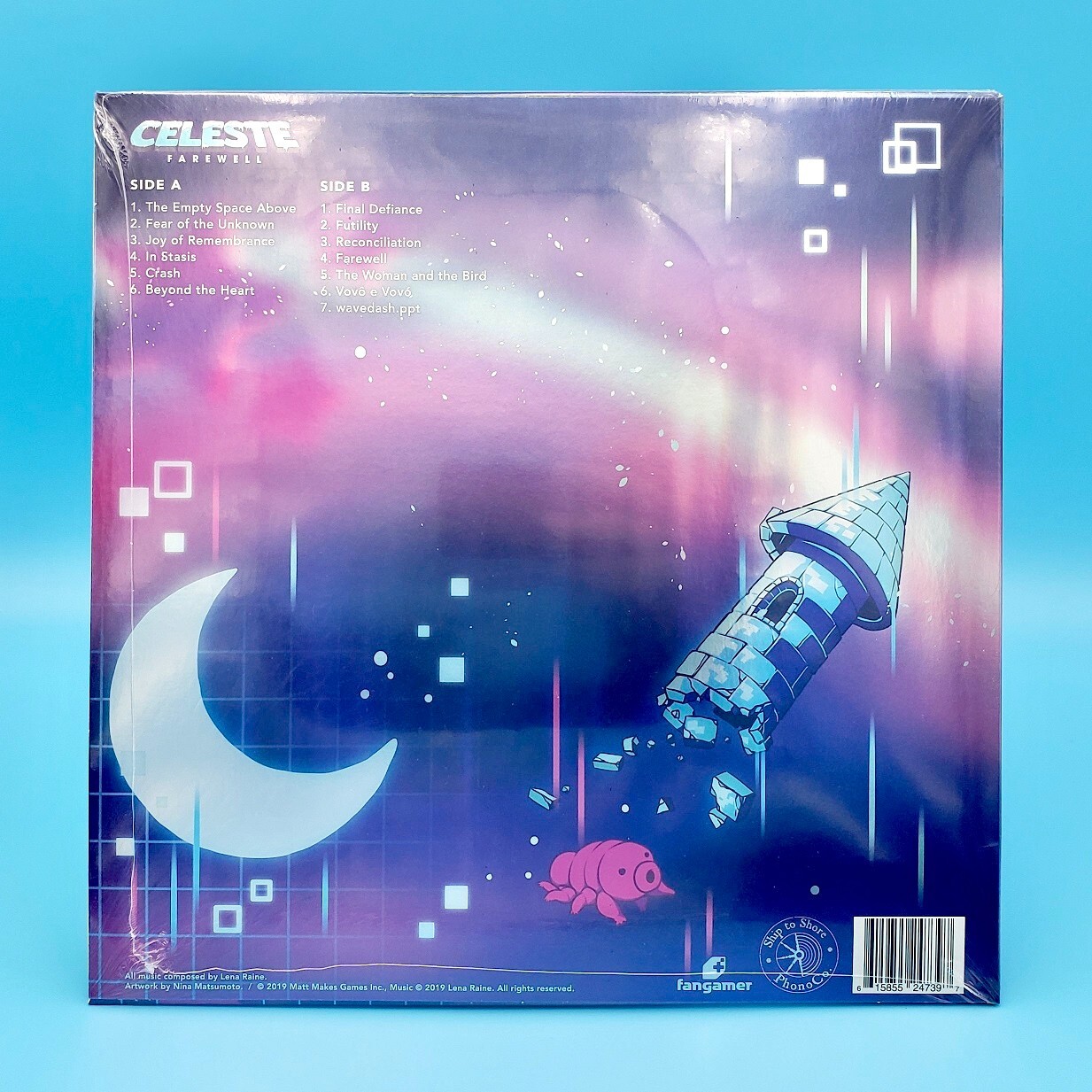 Celeste Farewell Vinyl Soundtrack Colored Pink Blue Variant Record LP ...
