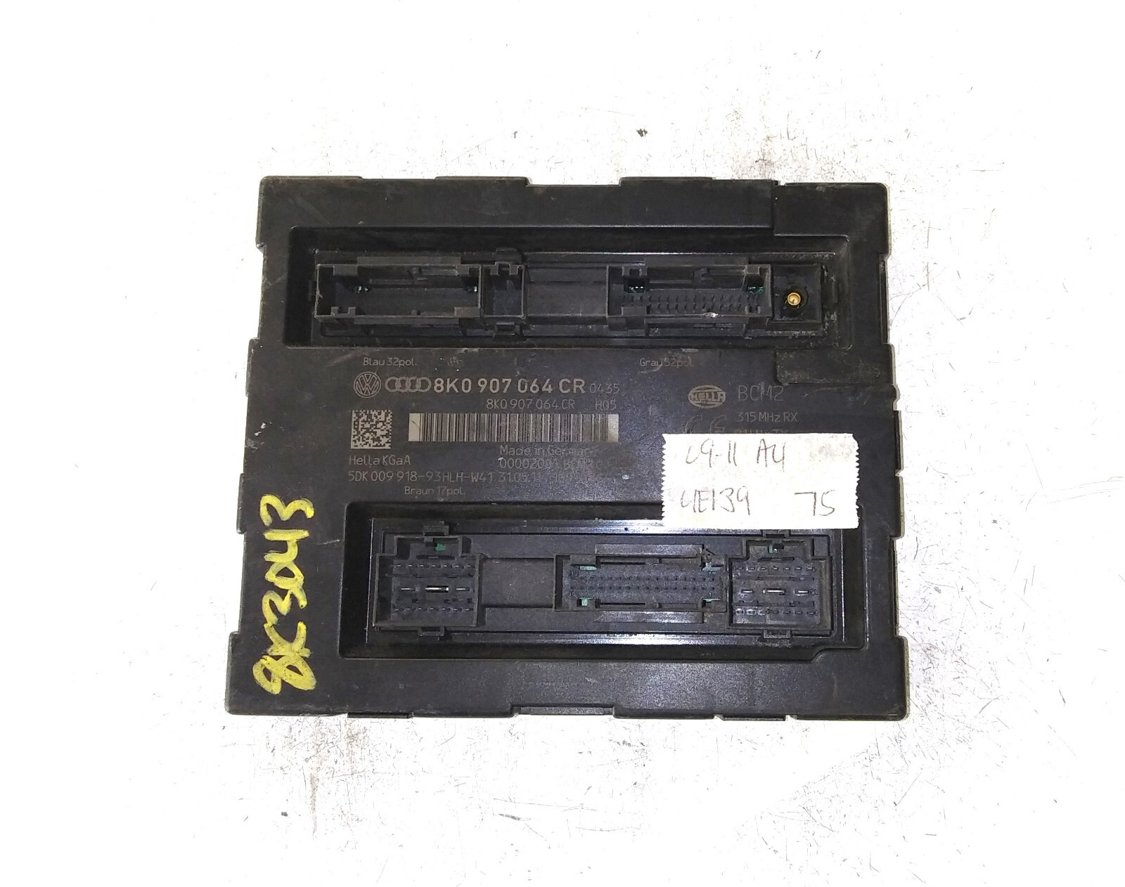 Audi Q5 Body Control Module Location at Aiden Ligar blog