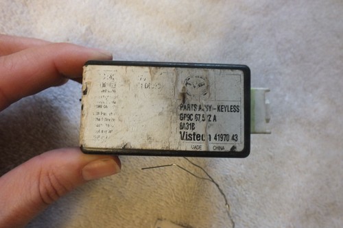 2006 2007 2008 Mazda 6 Keyless Entry Control Module GP9C 67 5DZA OEM ...