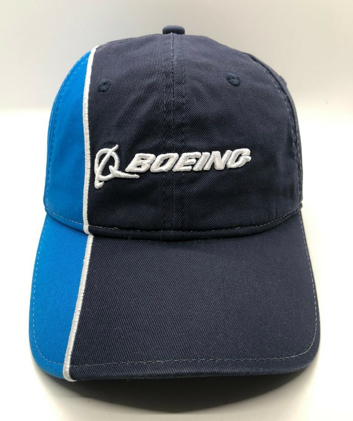 Boeing Cap Hat Adult Adjustable Two Shades Of Blue 10… - Gem