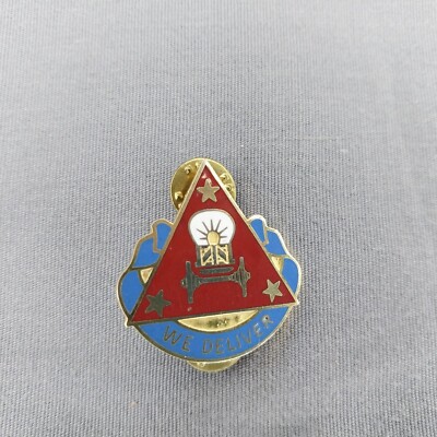 'We Deliver' Military Metal Lapel Hat Pin | eBay