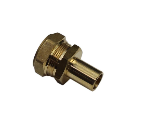 Clamping ring fitting DN 16 x 18 copper corrugated pipe fitting solar ...