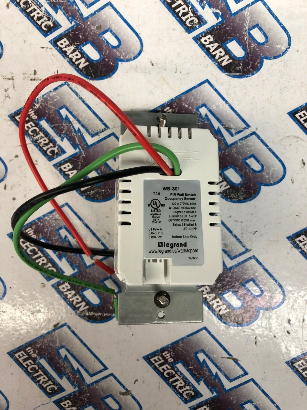 WattStopper WS-301-W, White PIR Wall Switch Sensor Sensor - NEW-B | eBay