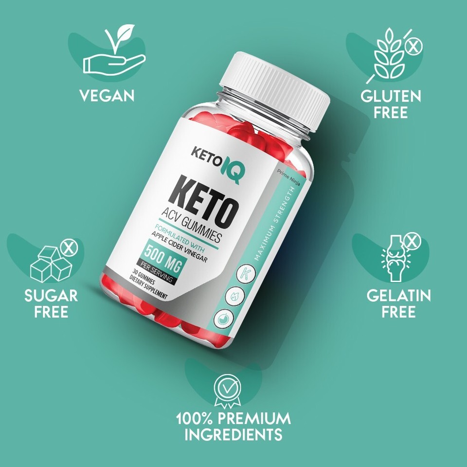 KetoIQ Keto ACV Gummies, Keto IQ Gummies Maximum Strength Official ( 2 Pack ) | eBay