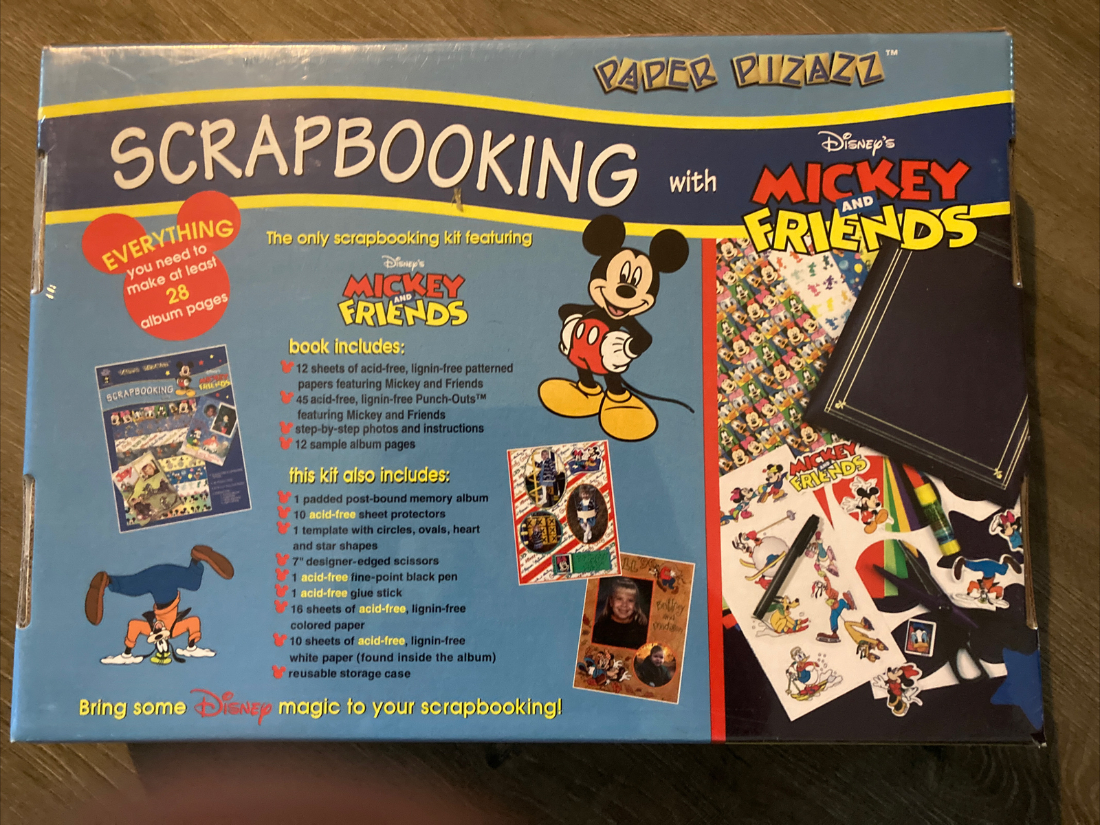 Disney Mickey and Friends Scrapbooking Paper Pizzazz New in Sealed Box ...