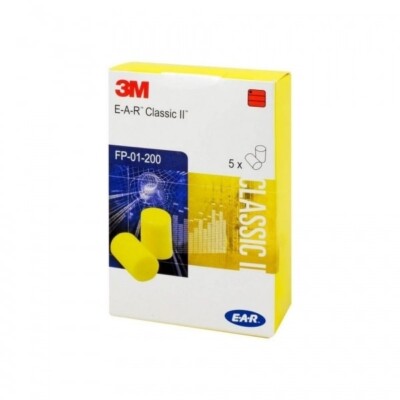 5 Pair 9 10/12ft E-a-R Classic FP-01-200 Vorzuformende Earplugs, SNR ...